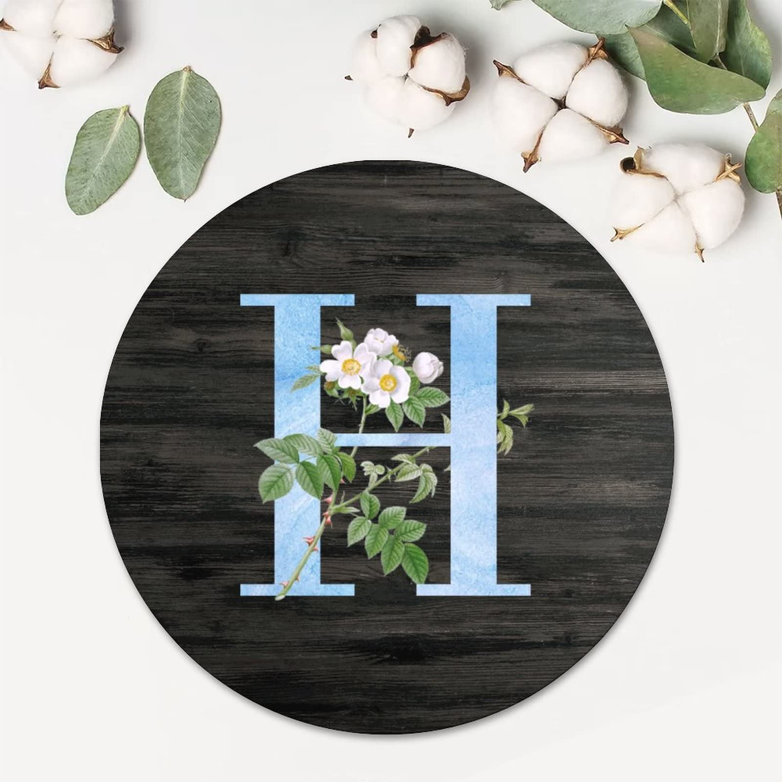 Amazon.com: 100pcs Round Stickers 1.5 Inch,Floral Blue Watercolor ...