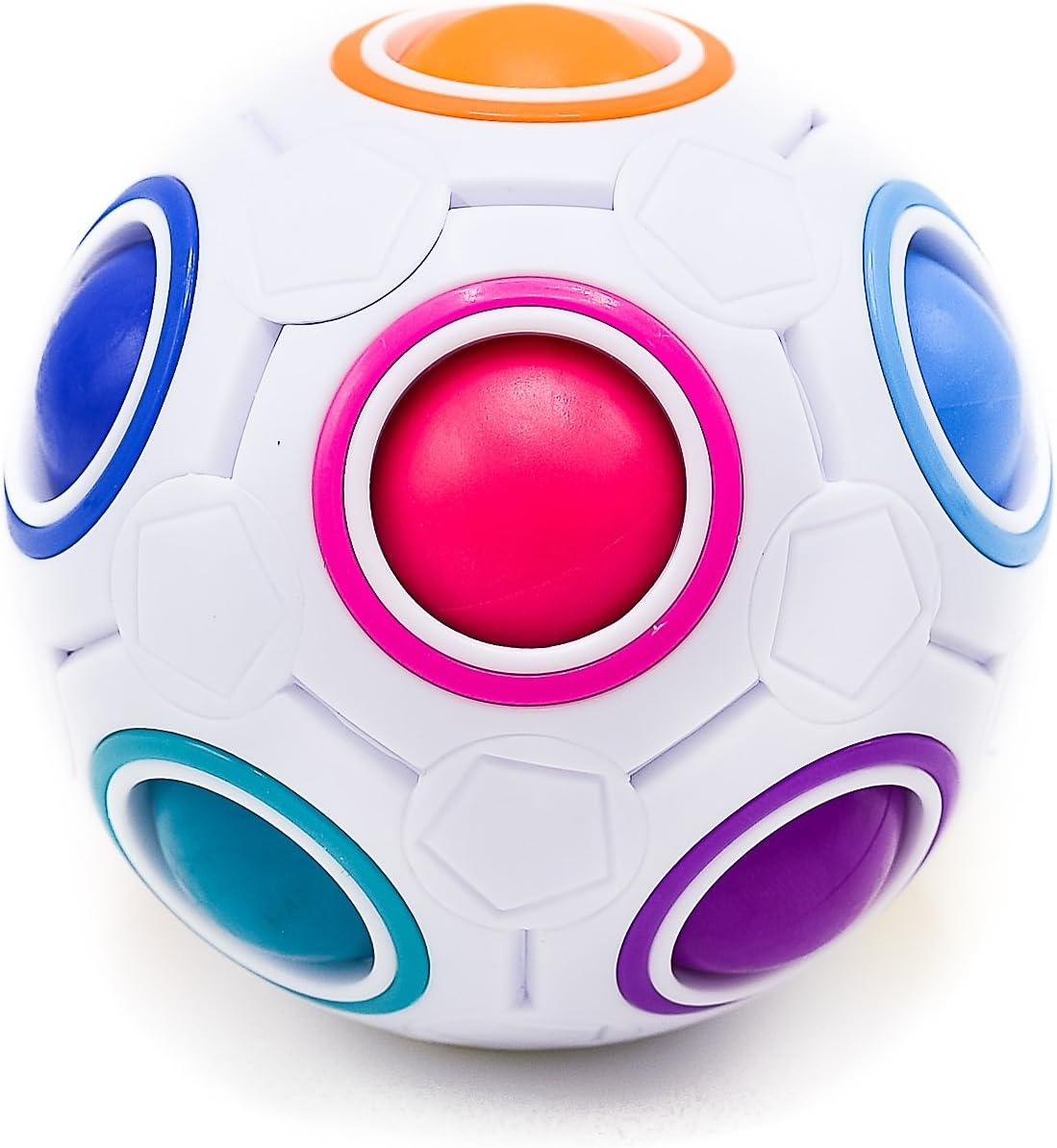 Amazon.com: Toyzabo Challenging Puzzle Speed Cube Ball, Matching Colors ...