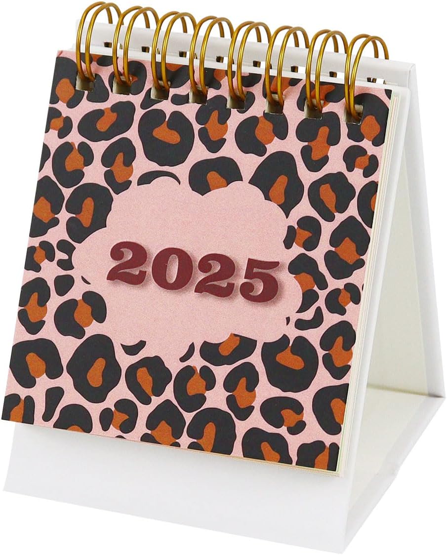 Amazon.com : Small Desk Calendar from July 2024- Dec 2025, Portable ...