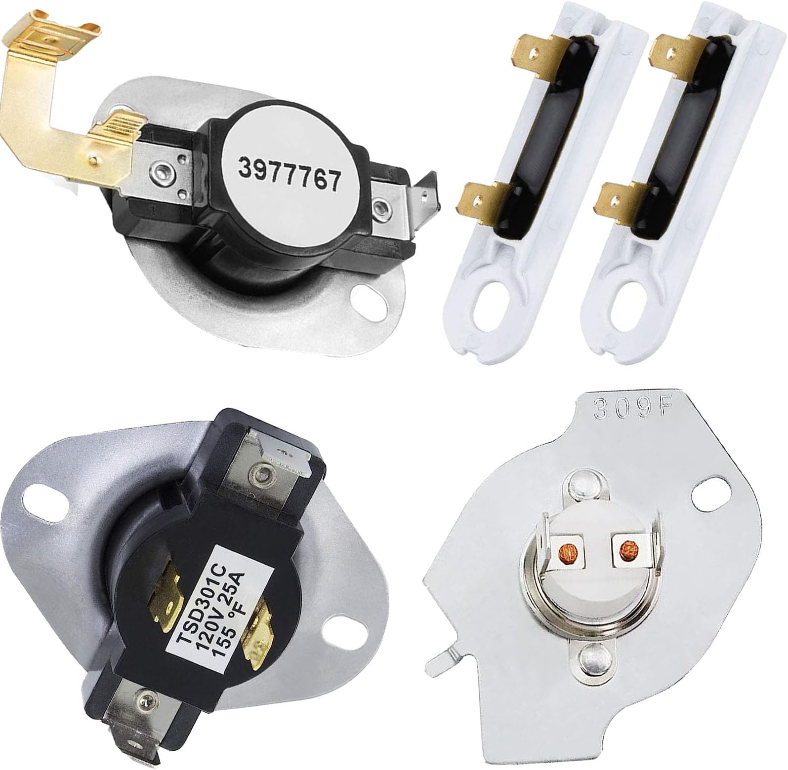 Amazon.com: Edgewater Parts 3387134 & 3392519 Cycling Thermostat ...