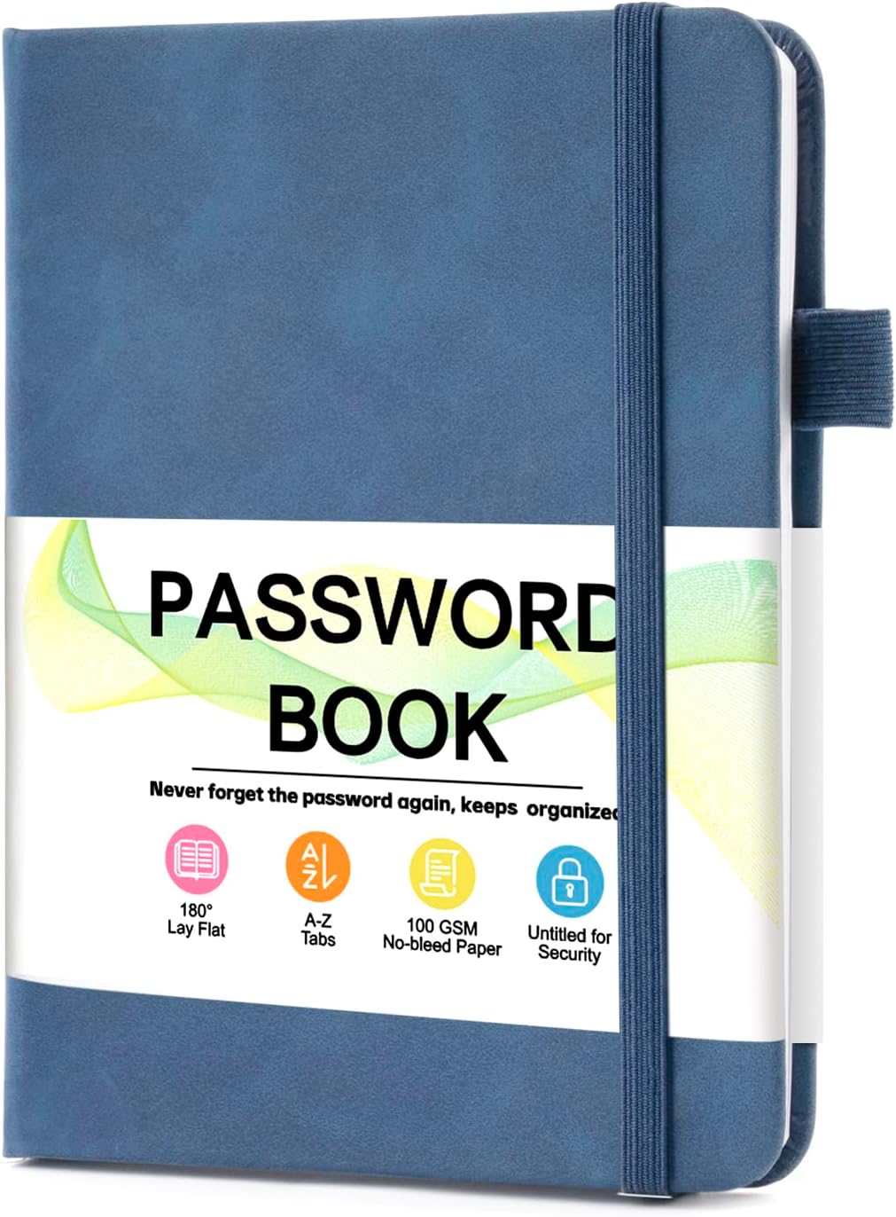 MOSA BEAR Password Keeper Book with Alphabetical Tabs，4.3"x5.7" Small ...