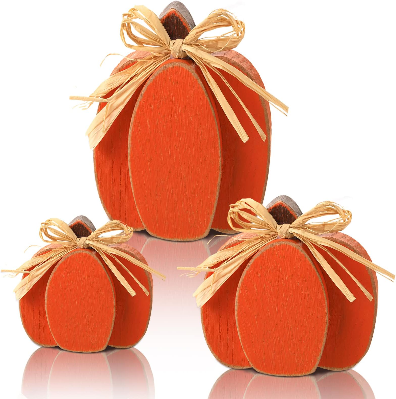 Amazon.com: Jetec 4 Pieces Fall Thanksgiving Decorations Pumpkin Tiered ...