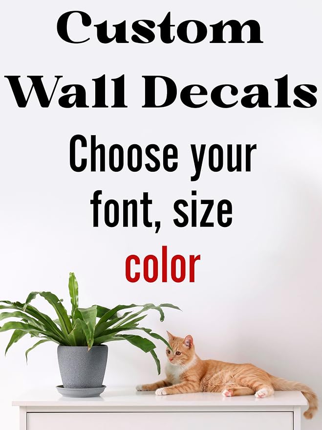 Amazon.com: Generic Custom Quotes Wall Stickers - Quotes Decal for Home ...