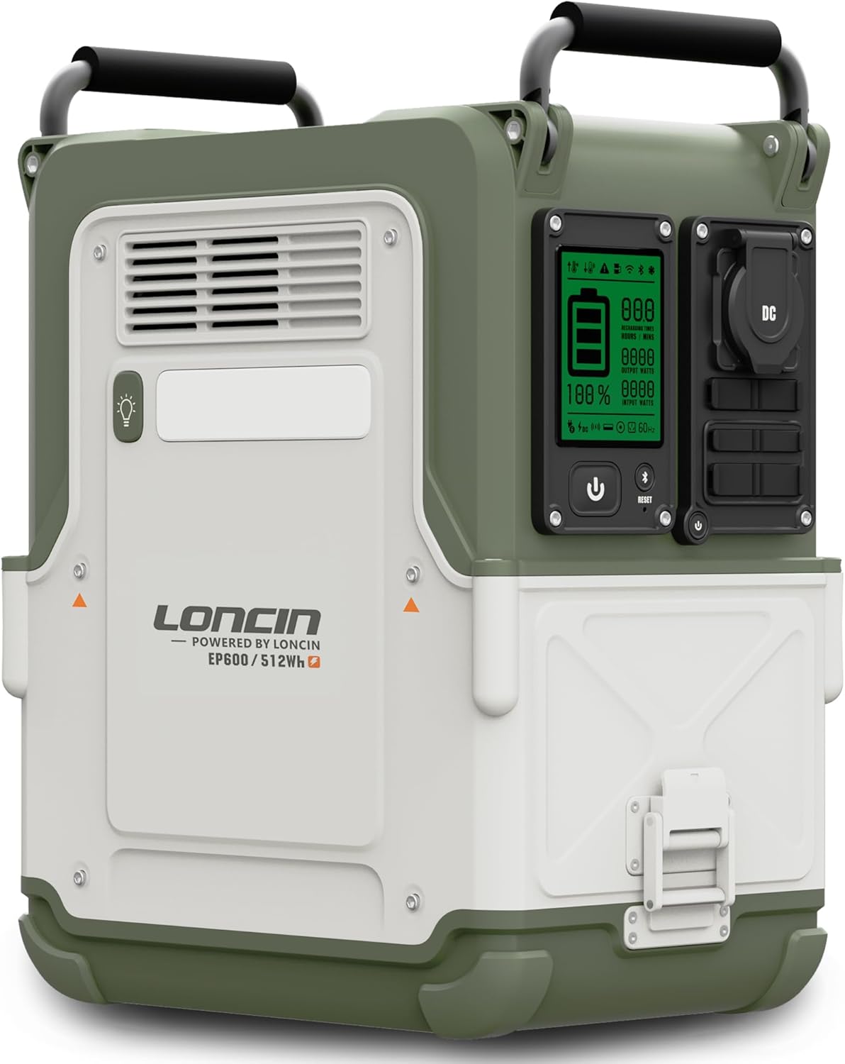 Amazon.co.jp: Loncin ポータブル電源 512Wh AC出力600W/電力リフト機能で最大1200W ポータブルバッテリ ...