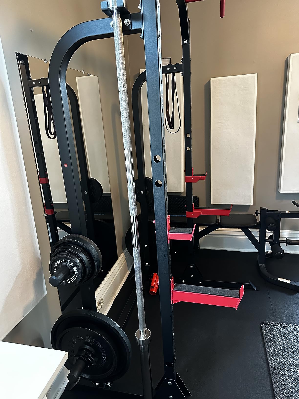$67/mo - Finance SunHome Smith Machine, Multifunction Power Cage Squat ...