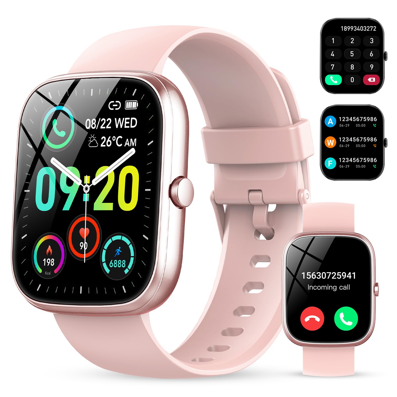 Reloj Inteligente Mujer,1.91"HD Smartwatch Mujer con Llamadas Bluetooth ...