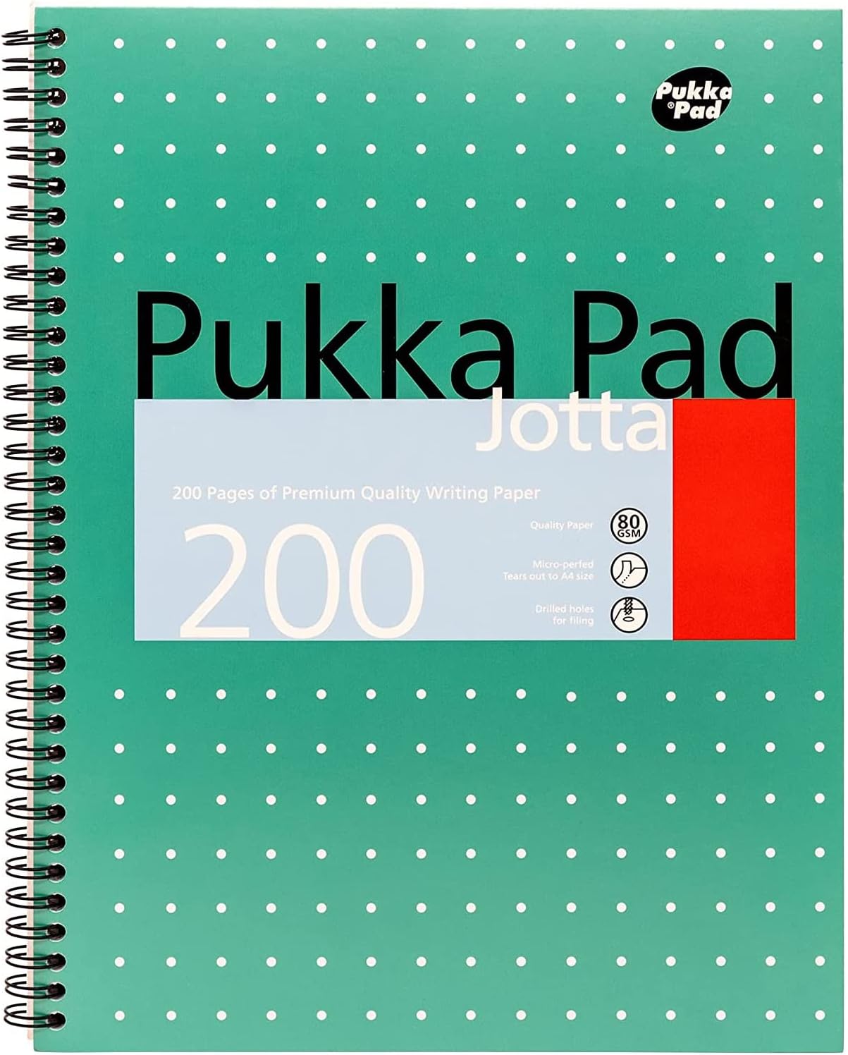 Pukka Pad, A4+ Metallic Jotta Book 1 Pack –22.5 x 29.6cm–Wirebound ...