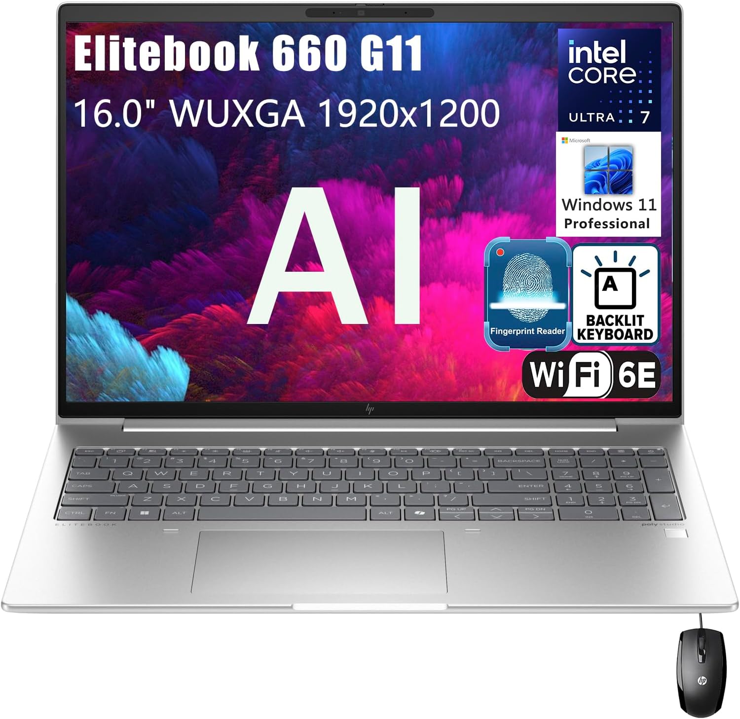 Amazon.com: HP Elitebook 660 G11 16" FHD+ Business AI Laptop Computer ...