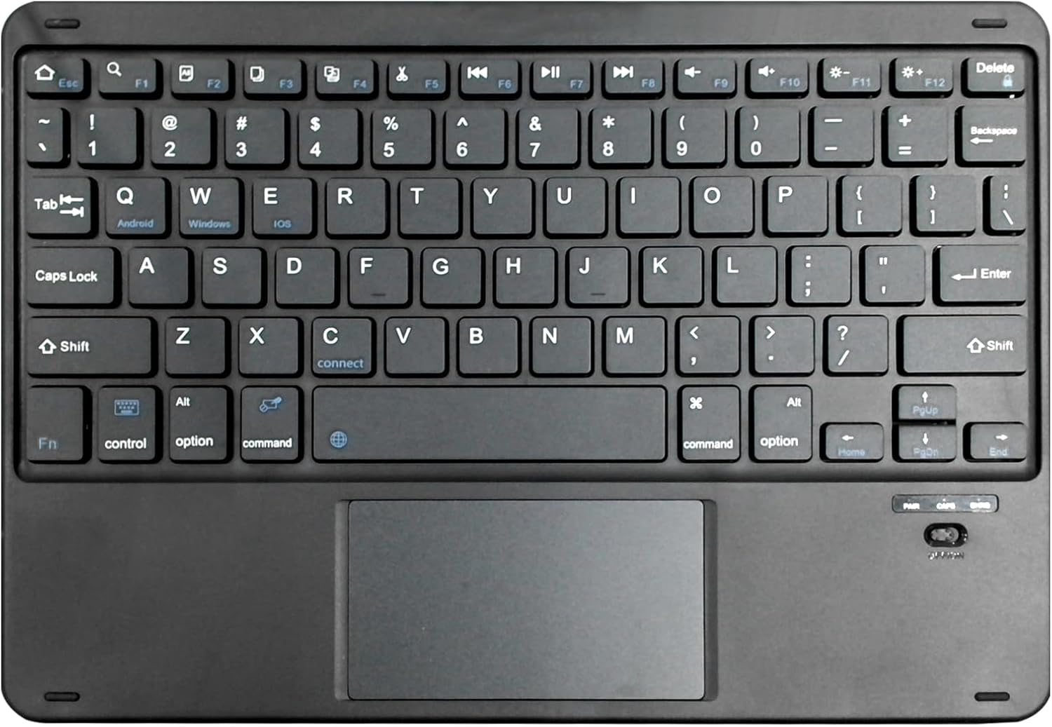 Blackview K1 Bluetooth Keyboard with Touchpad, Slim Ergonomic Design ...