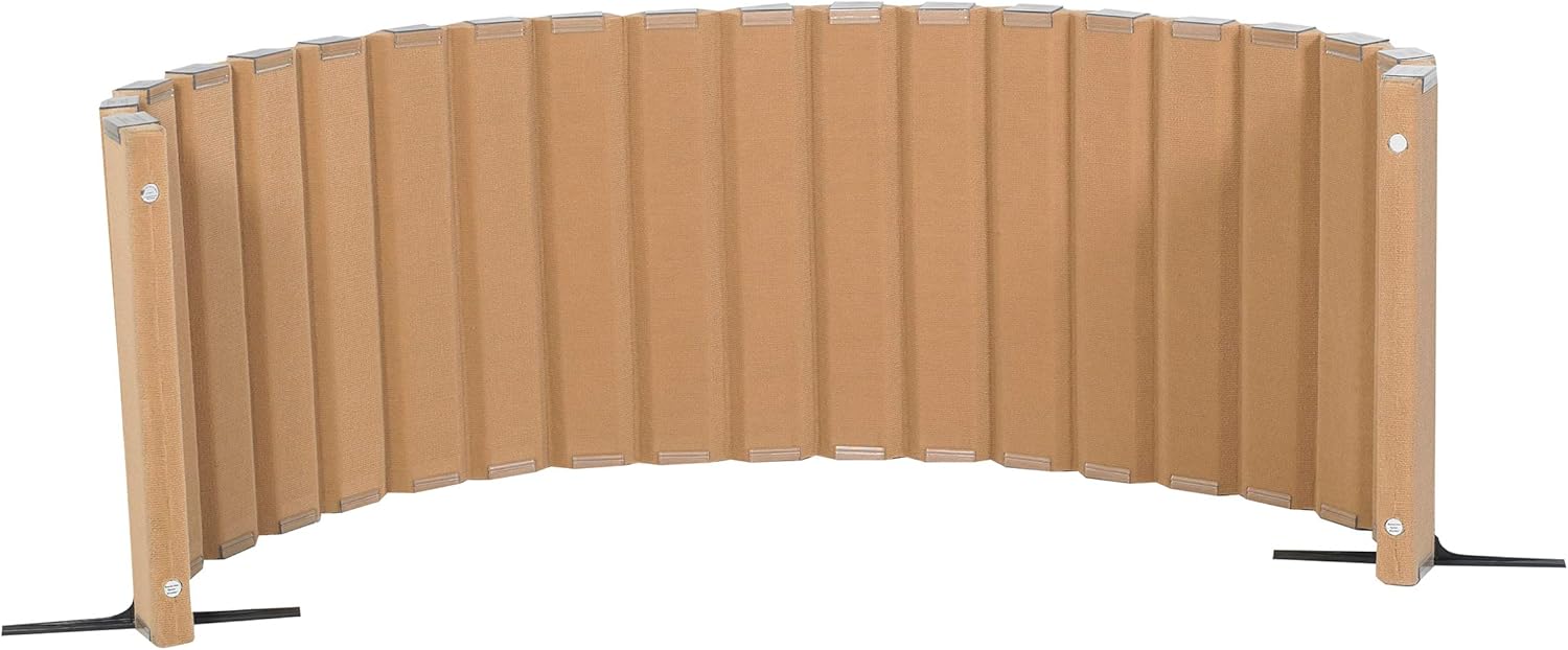 Quiet Dividers Wall in Natural Tan (120 in. W x 2.5 in. D x 30 in. H ...