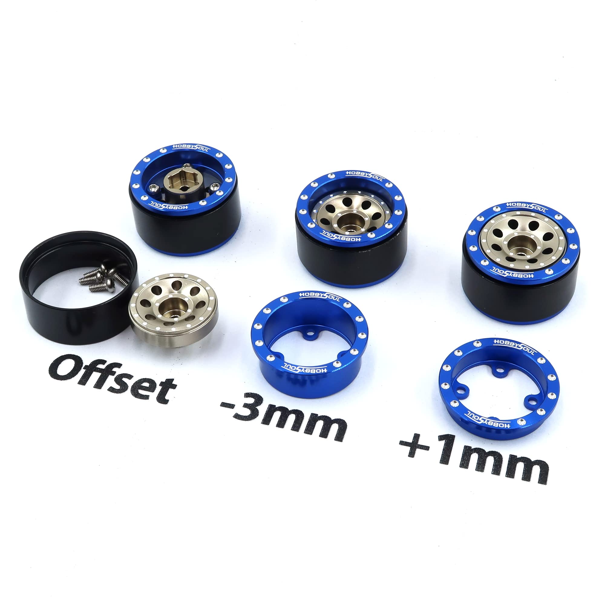 Snapklik.com : Hobbysoul Heavy Adjustable Offset 1/24 Wheels And Tires ...