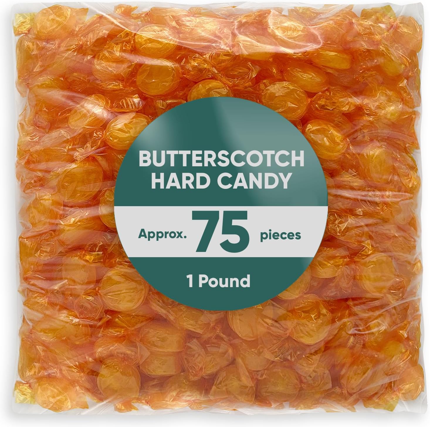 Amazon.com : Butterscotch Hard Candy - 1 Pound Approx 75 Pieces of ...
