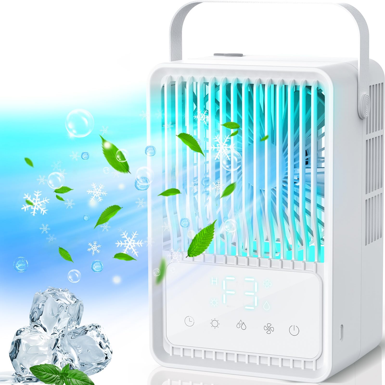 Amazon.com: Portable Air Conditioners, Evaporative Air Cooler w/3 Wind ...
