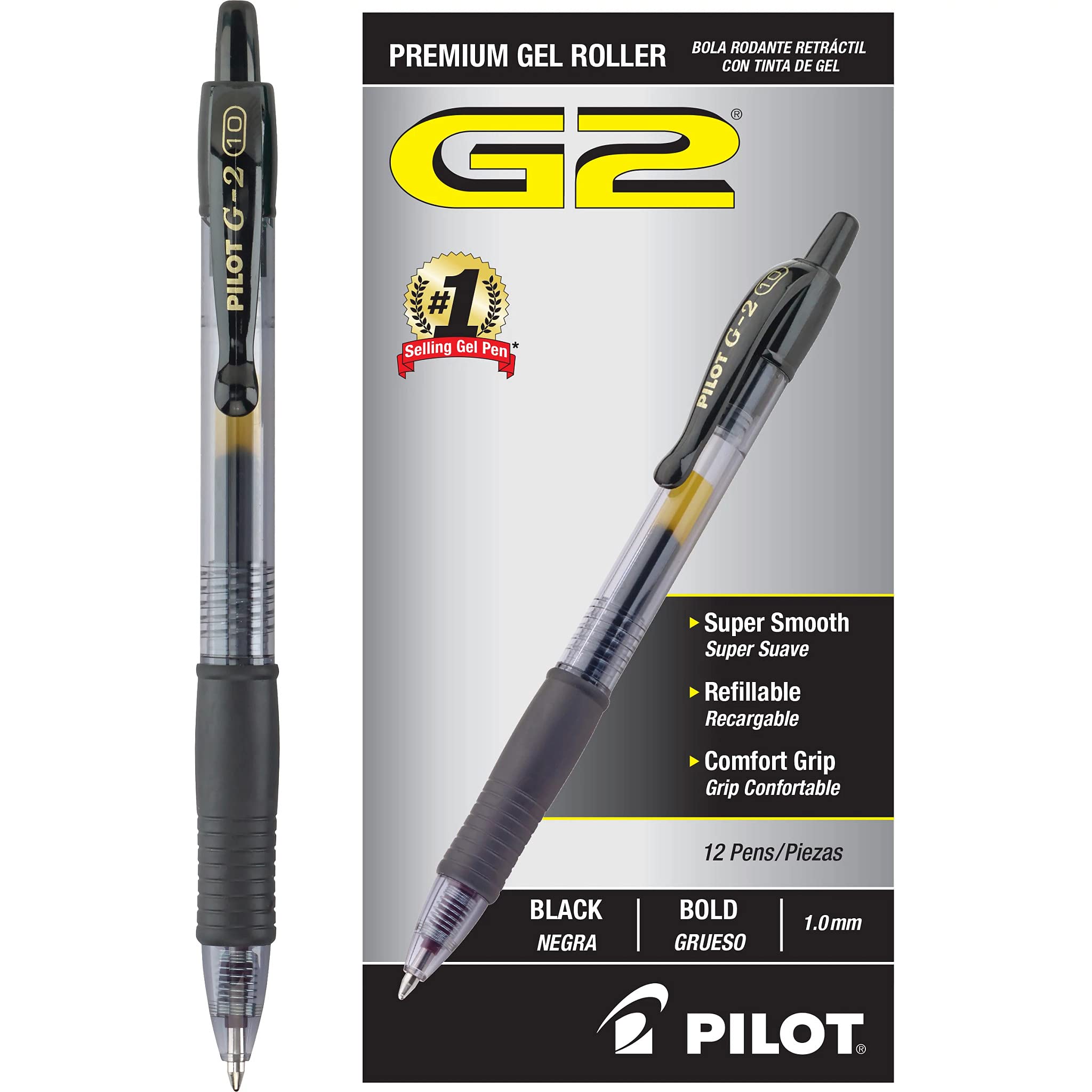 PILOT G2 Premium Refillable Retractable Rolling Ball Gel Pens Bold pilot-g2-premium-refillable-retractable-rolling-ball-gel-pens-bold