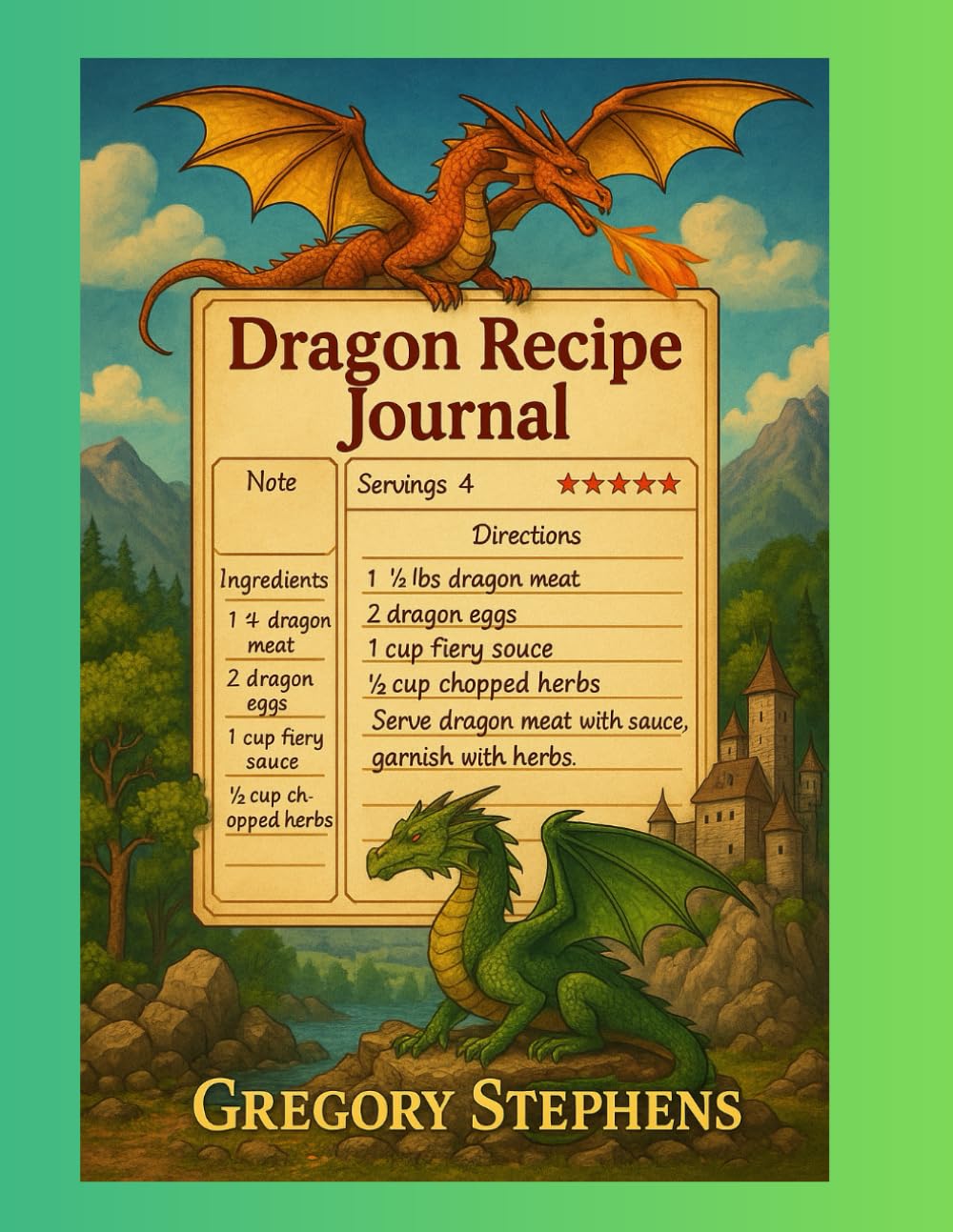 Dragon Recipe Journal: A Mythical Cooking Companion for Home Chefs ...