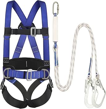 Full Body Safety Harness Tool Fall Protection Harness with D-Rings and ...