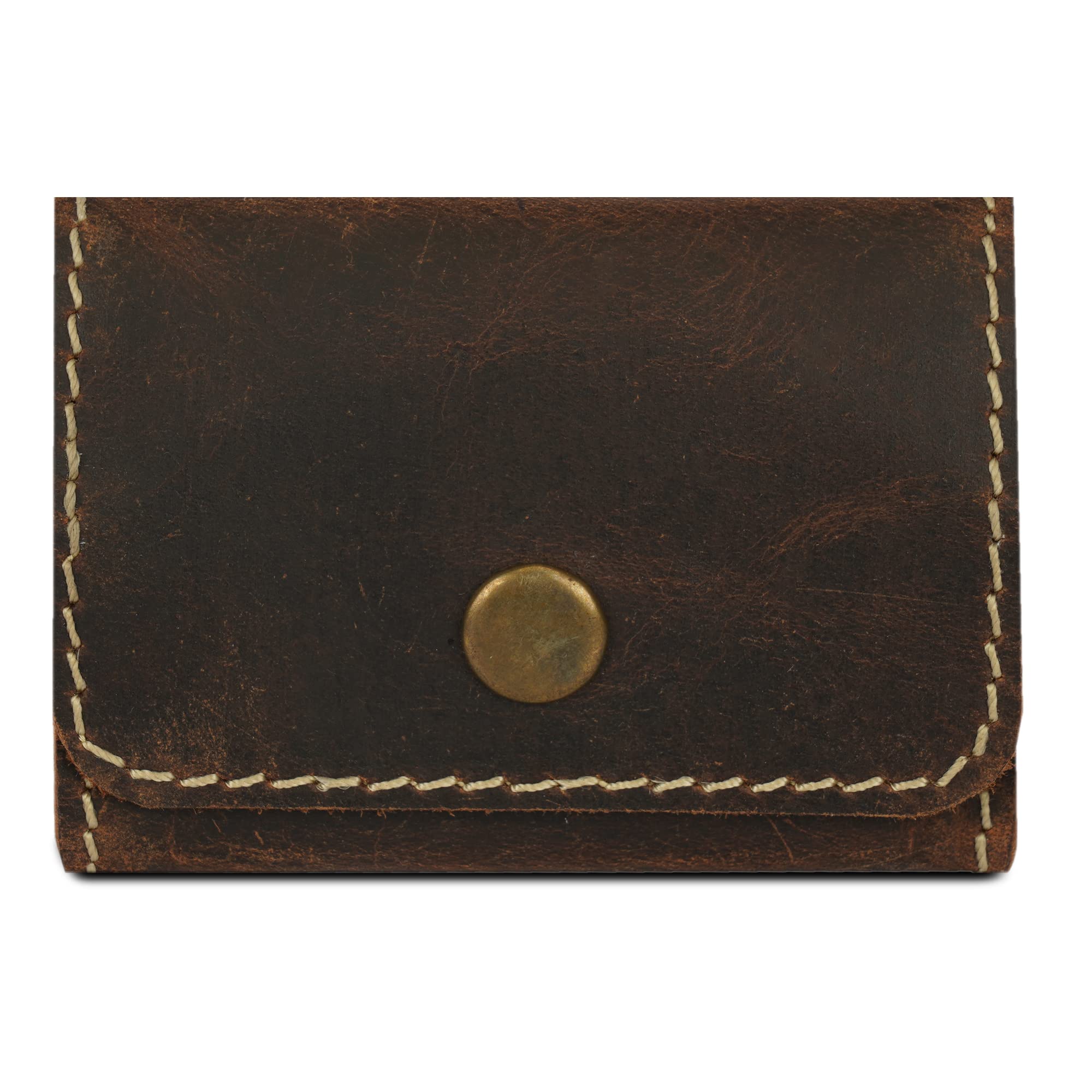 Amazon.com: CestAntiQ, Leather Coin Pouch, Change Holder, Mini Pocket ...