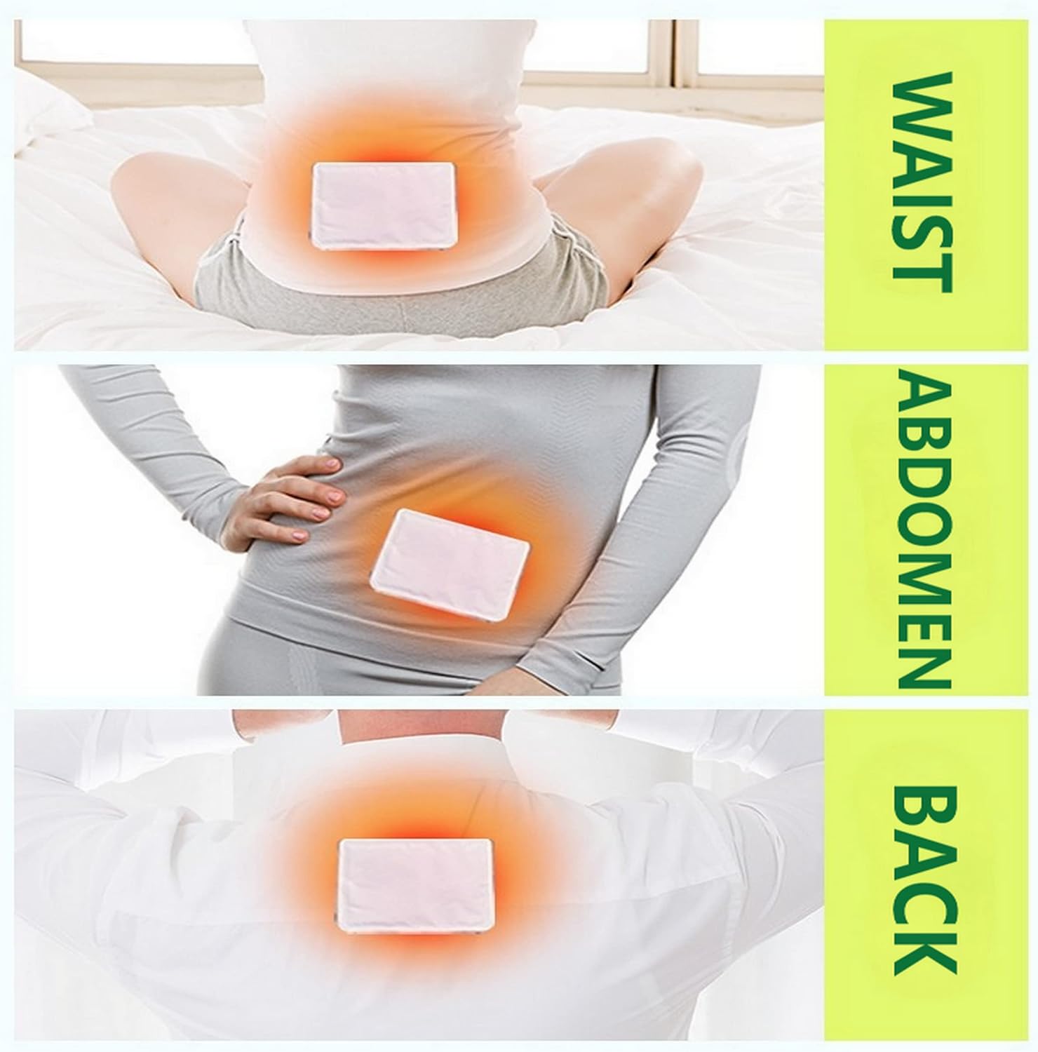 Lehot Parche de calor Moxibustion Paquete de 10, calor seguro y natural ...