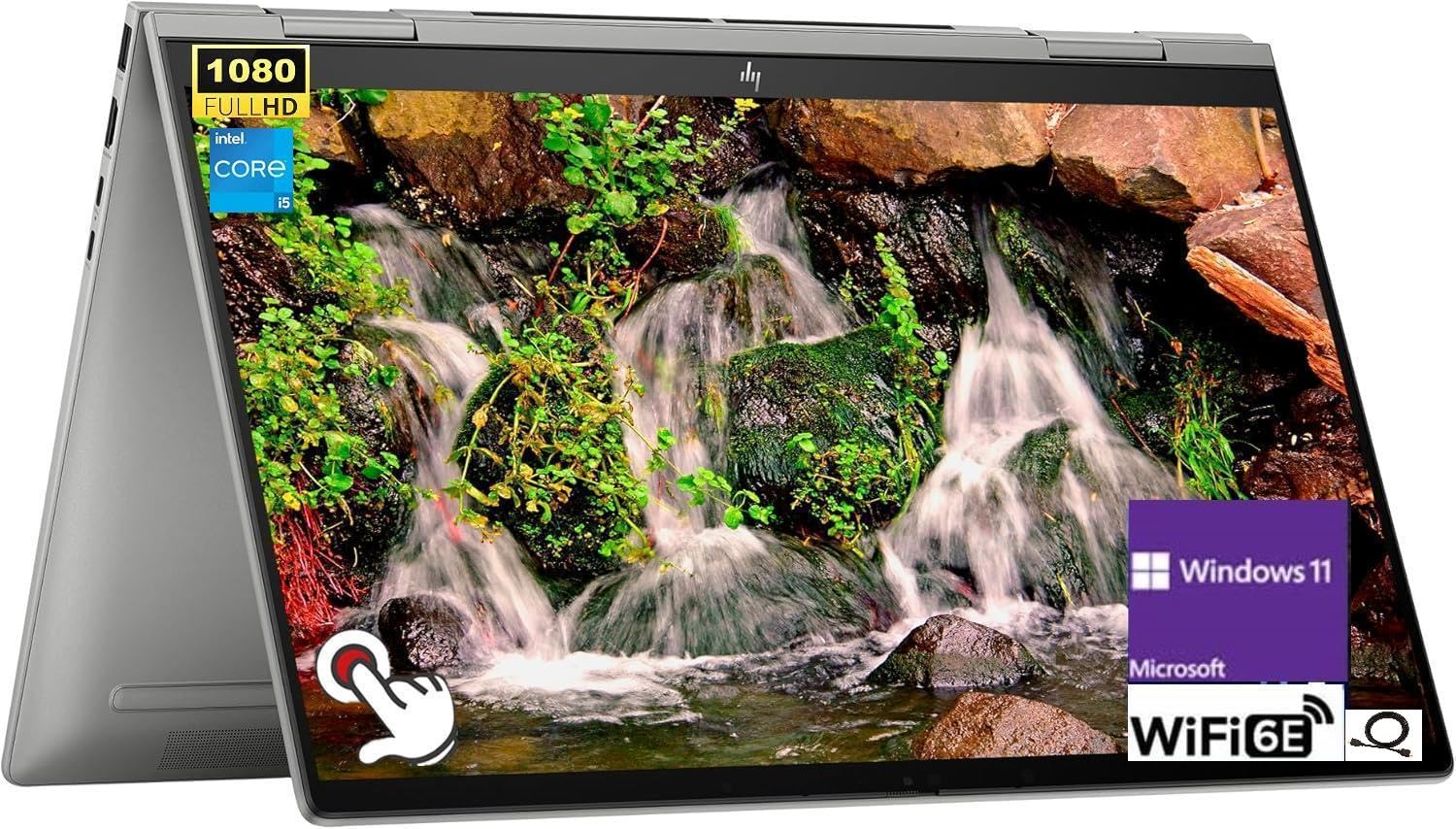 Amazon.com: HP Envy x360 2-in-1 15.6" FHD Touchscreen Laptop, Intel ...