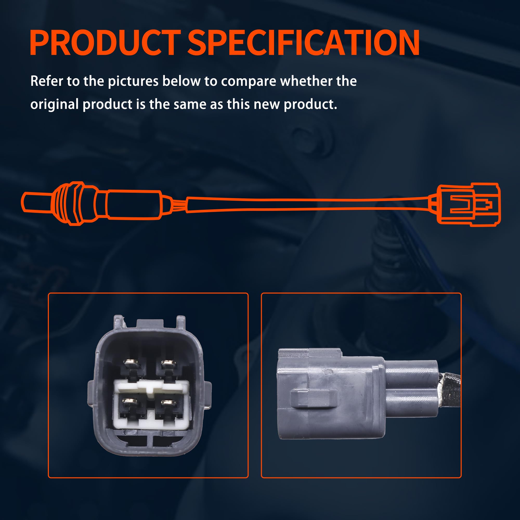 Diagrama de fiação do sensor de oxigênio Toyota 4 fios