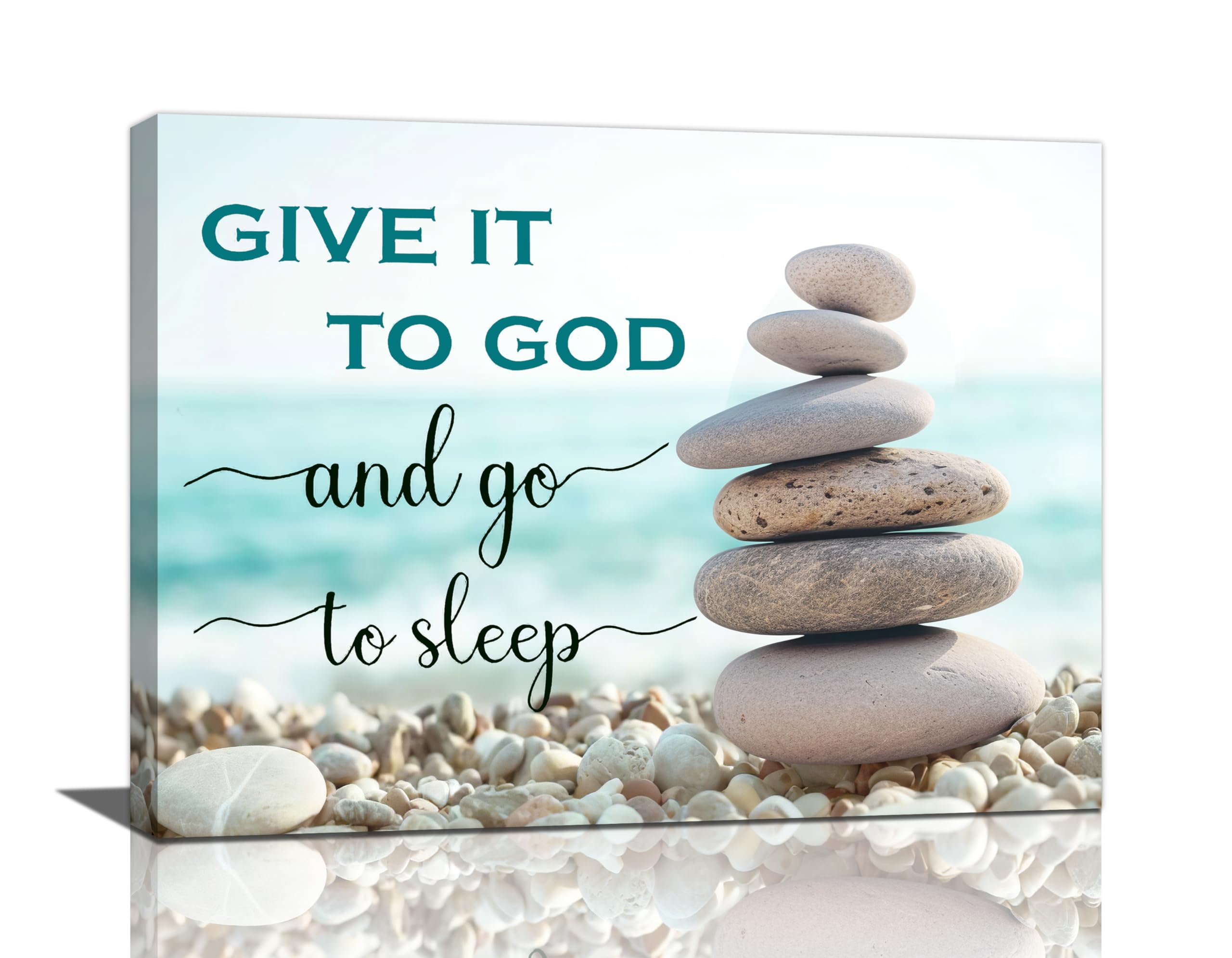 God Sleep Quotes Give It To God And Go To Sleep Verse Quote" Sticker