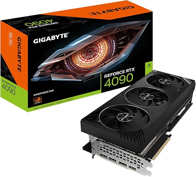 GIGABYTE GeForce RTX 4090 WINDFORCE 24G Grafikkarte 3x WINDFORCE gigabyte-geforce-rtx-4090-windforce-24g-grafikkarte-3x-windforce