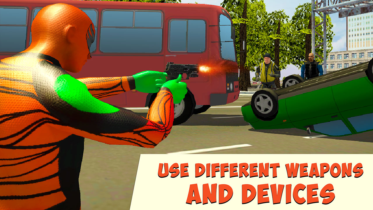 Spider Hero: City of Crime 3D | Super Hero Rope Jumper Swing Man - App ...