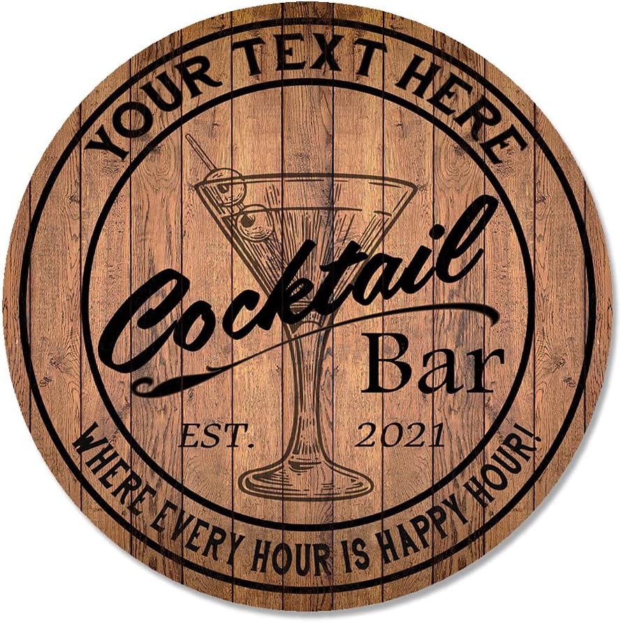 Amazon.com: MyGift Rustic Burnt Wood Kitchen Wall Decor Bar Sign with ...