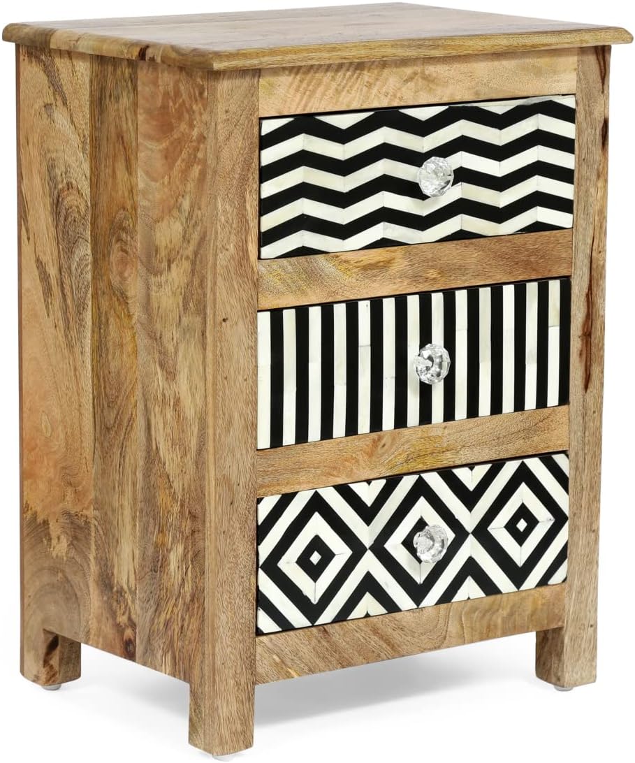 Amazon.com: Christopher Knight Home 313646 NIGHTSTAND, 13.25 in x 19 in ...