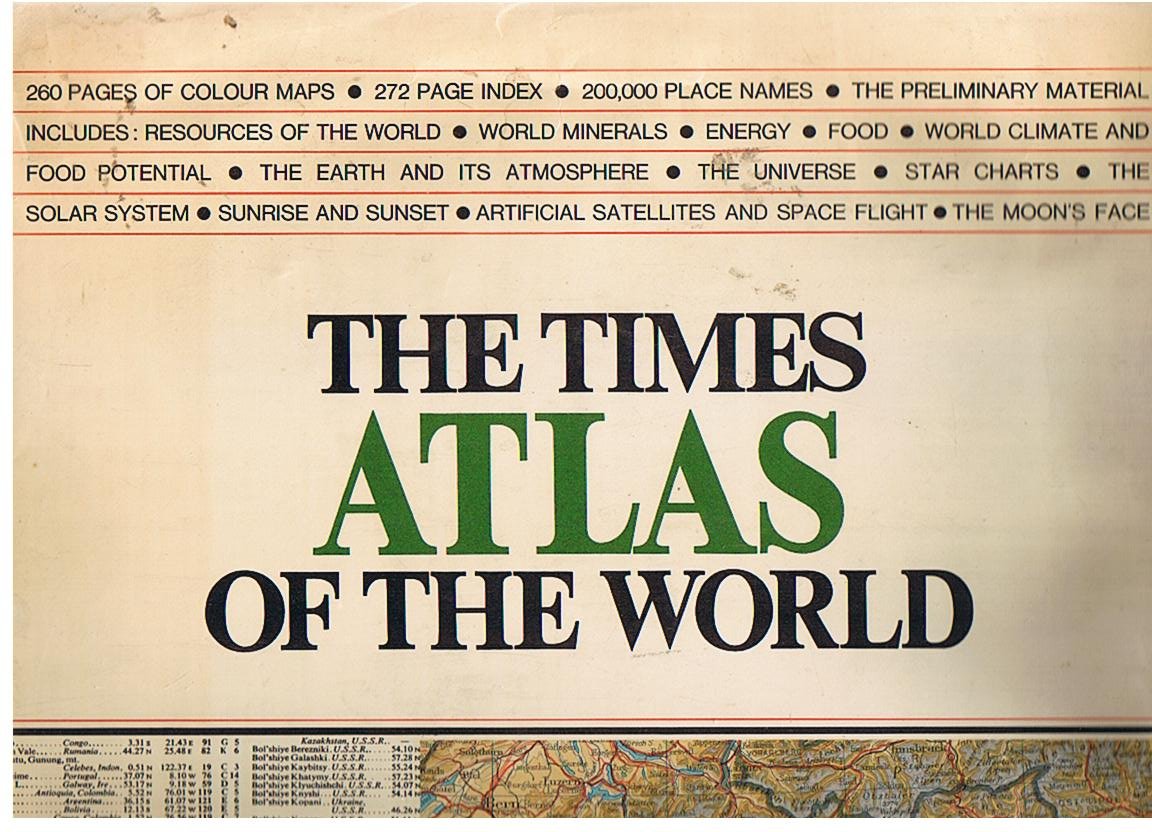 The Times Atlas of the World 1971: Unknown: Amazon.com: Books