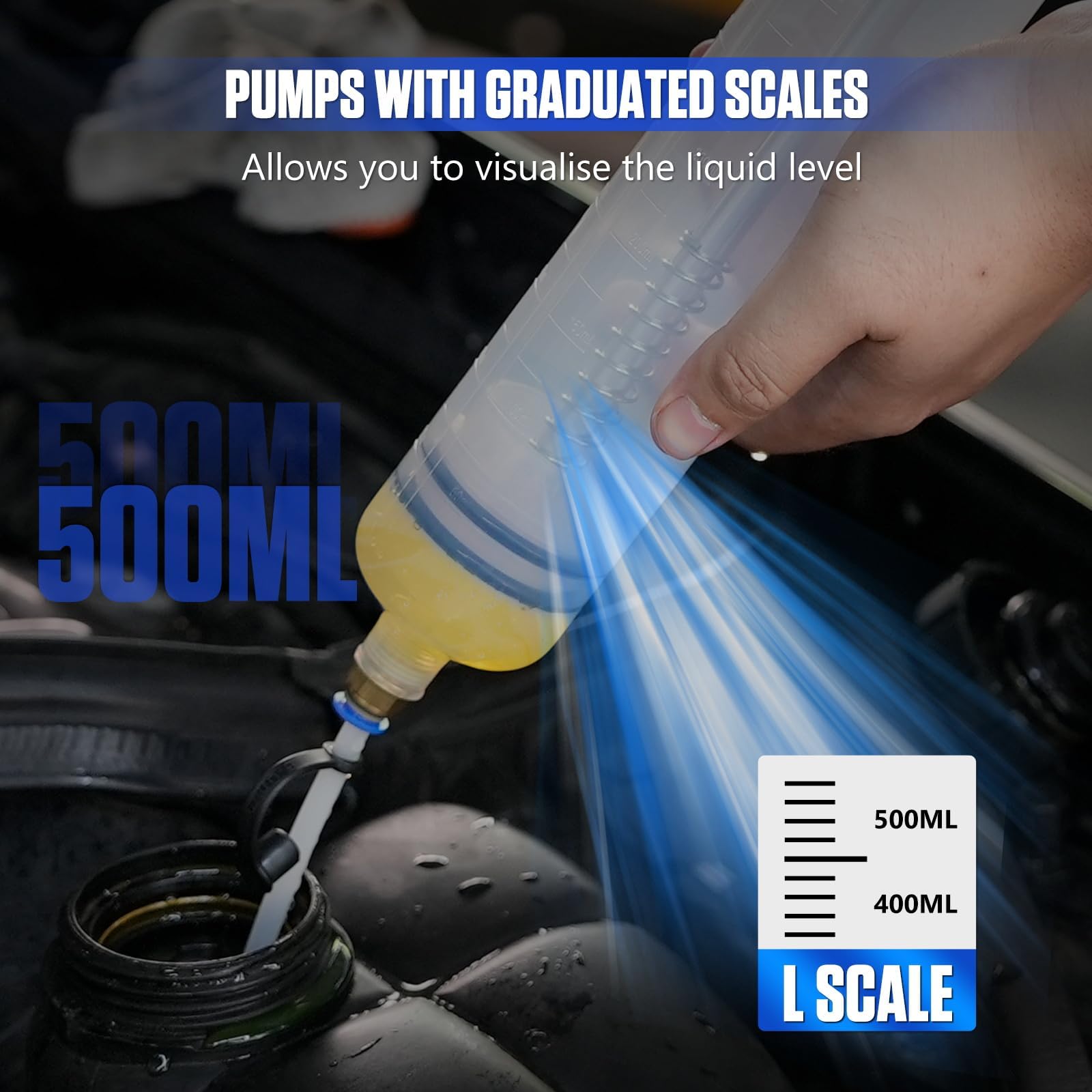 Snapklik.com : 500CC Fluid Extractor Automotive, Fluid Pump