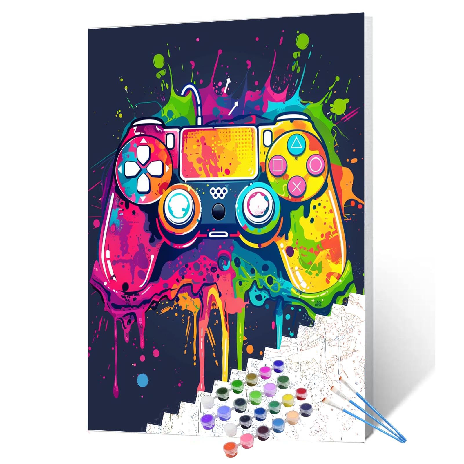 Amazon.com: Tucocoo Graffiti Game Controller Paint by Number for Adults ...