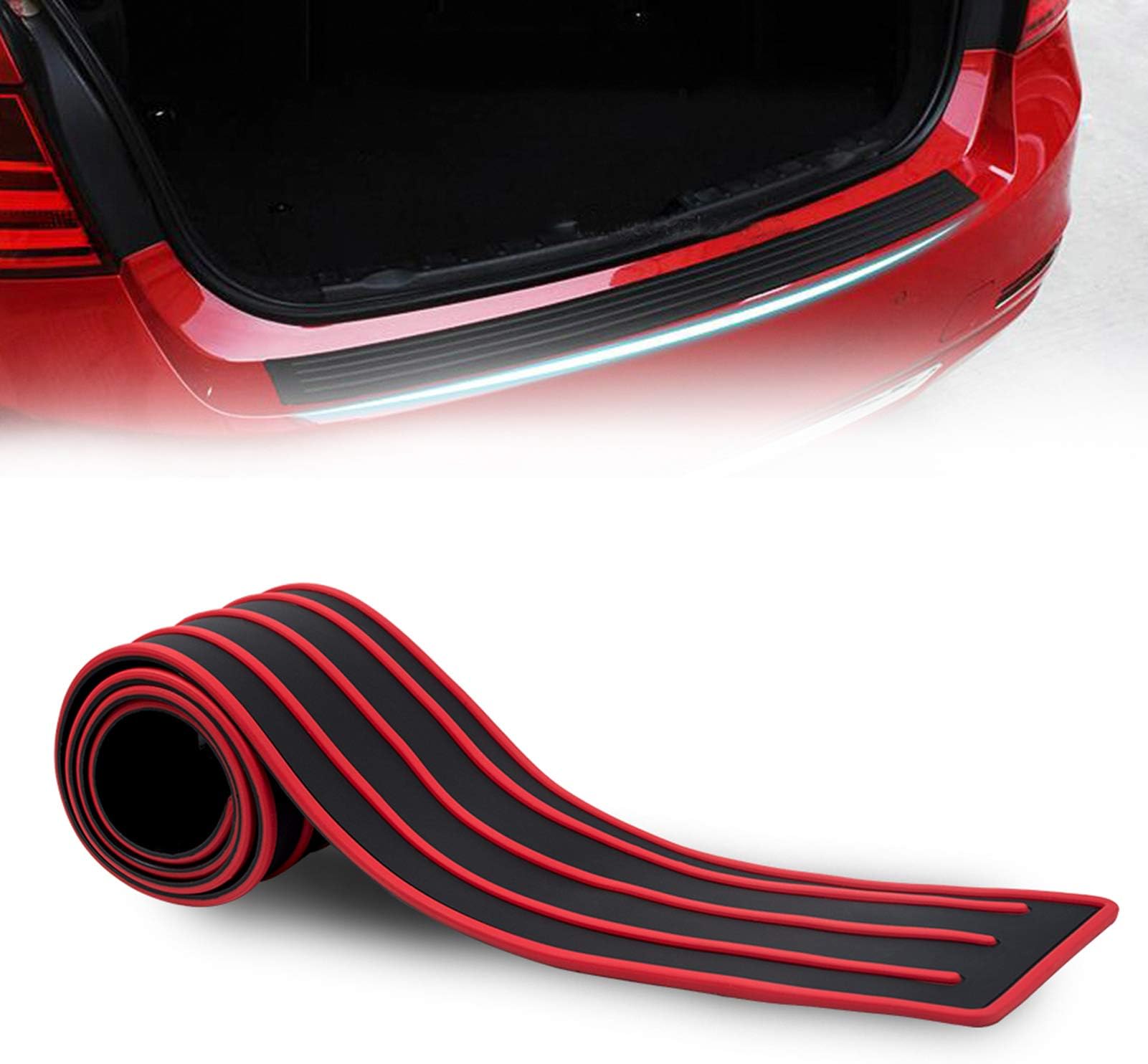 Amazon.com: Auto Parts Club u800Rear Bumper Protector, Rear Bumper ...