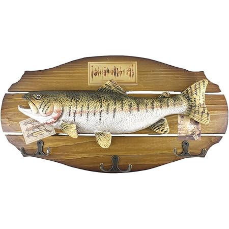 Amazon.com: 16-inch Wood Decorative Big Fish Welcome Sign Hanging ...