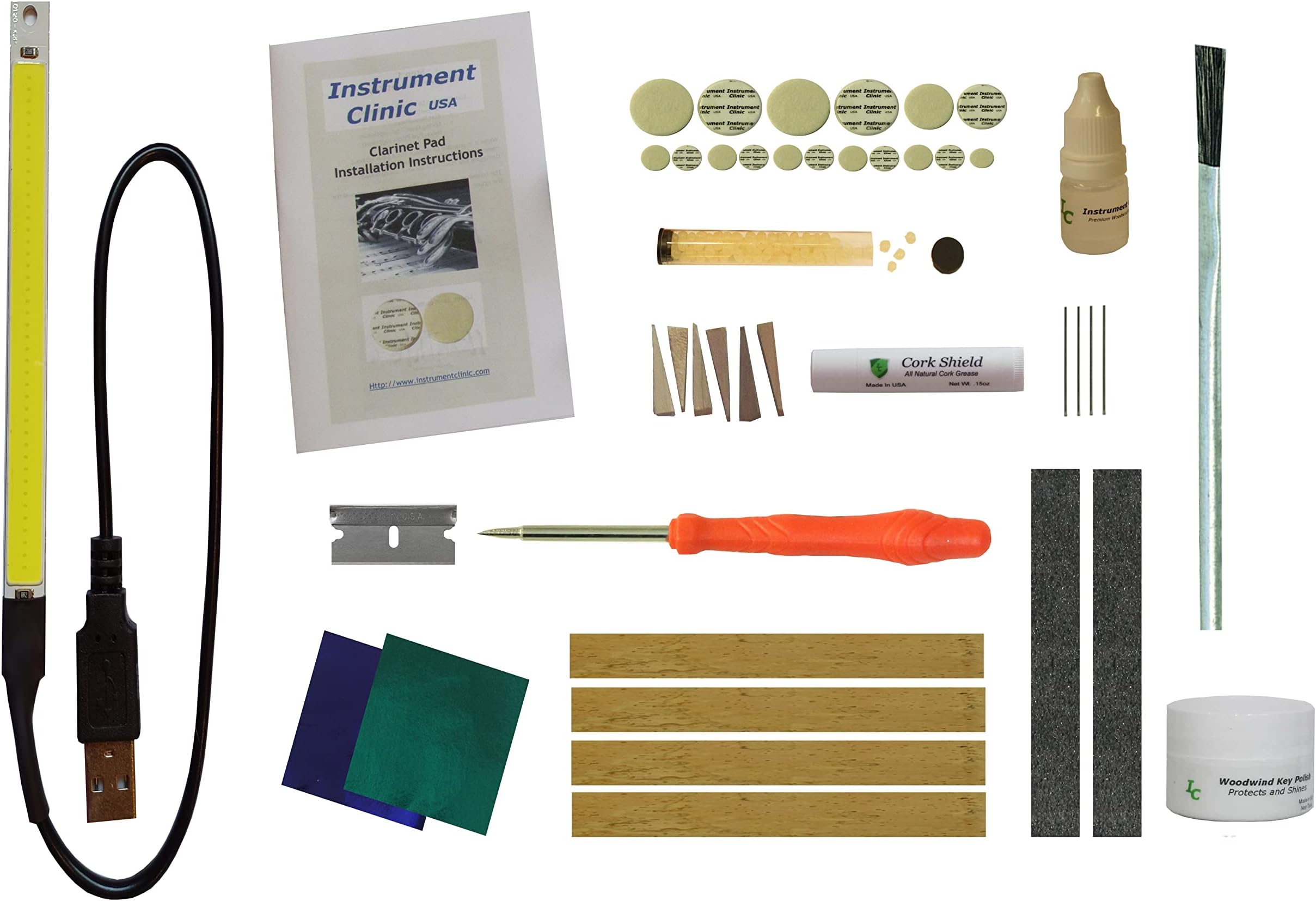 Amazon.com: Clarinet Maintenance Kit, Replacement Durable Clarinet ...