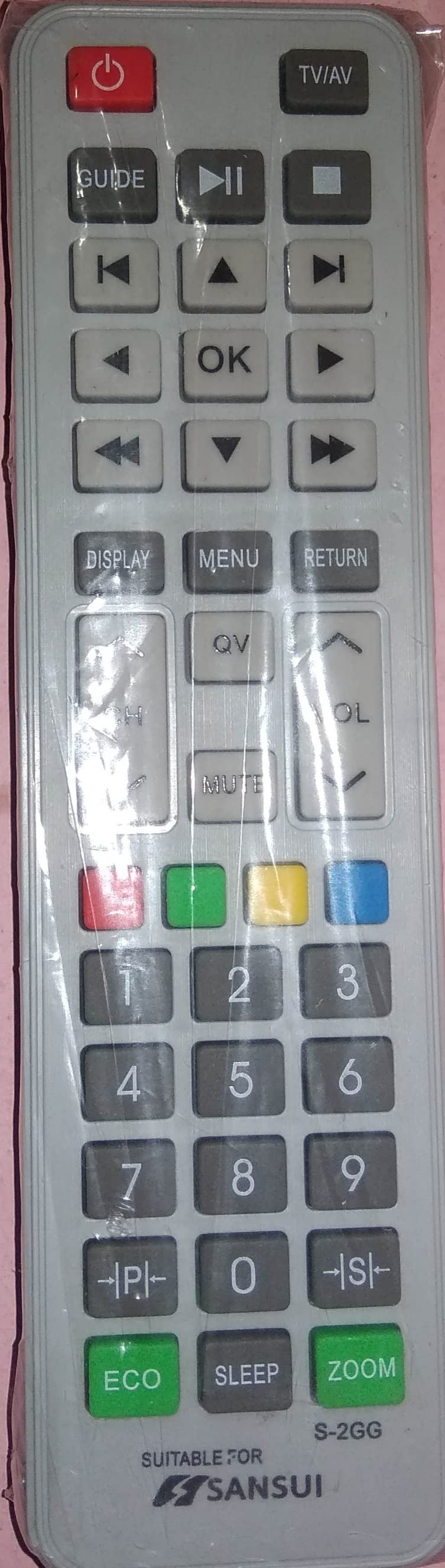 Buy M.Electro MTS Remote Sansui Led/LCD TV Remote (S-2GG) for ...