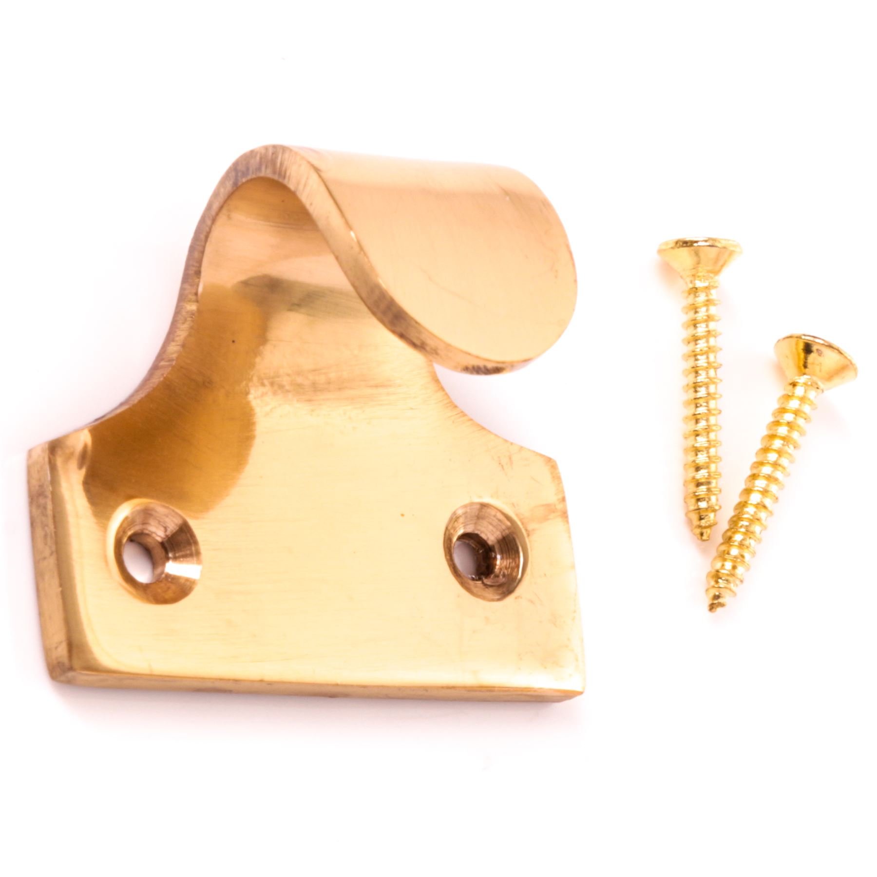 10x Solid Brass Sash Window Lifts + Screws - Finger Push/Pull Slide ...