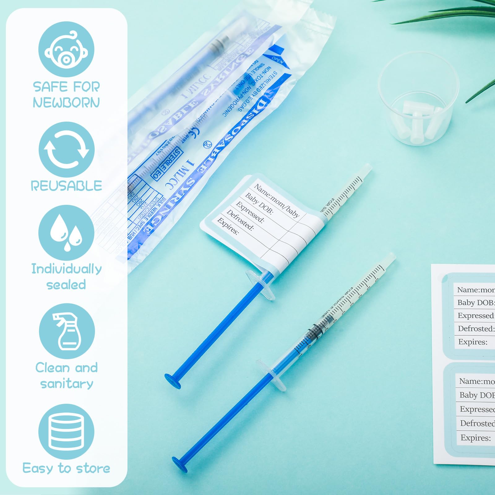 Snapklik.com : TrelaCo 100 Set Colostrum Collector Kit Include 100 ...