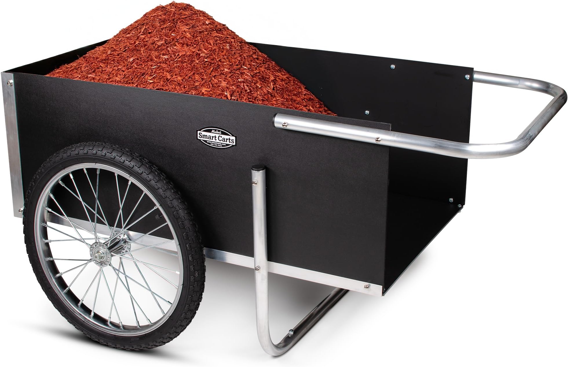 Smart Carts Ultimate Gardener Cart with 7 CF Capacity, Large 20-Inch ...