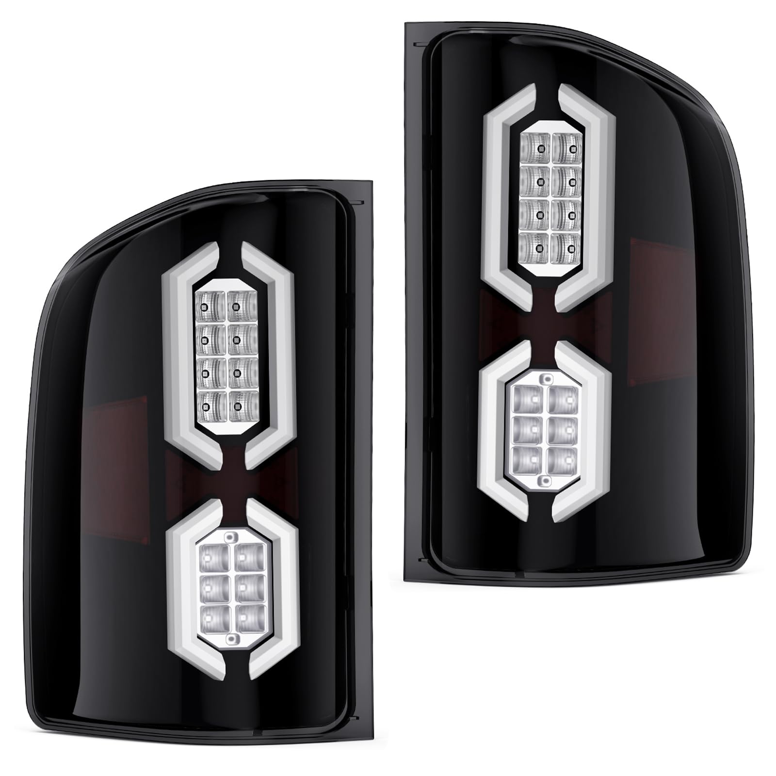 Amazon.com: vvavv LED Tail Light Fit for 2007-2013 Chevy Silverado 1500 ...