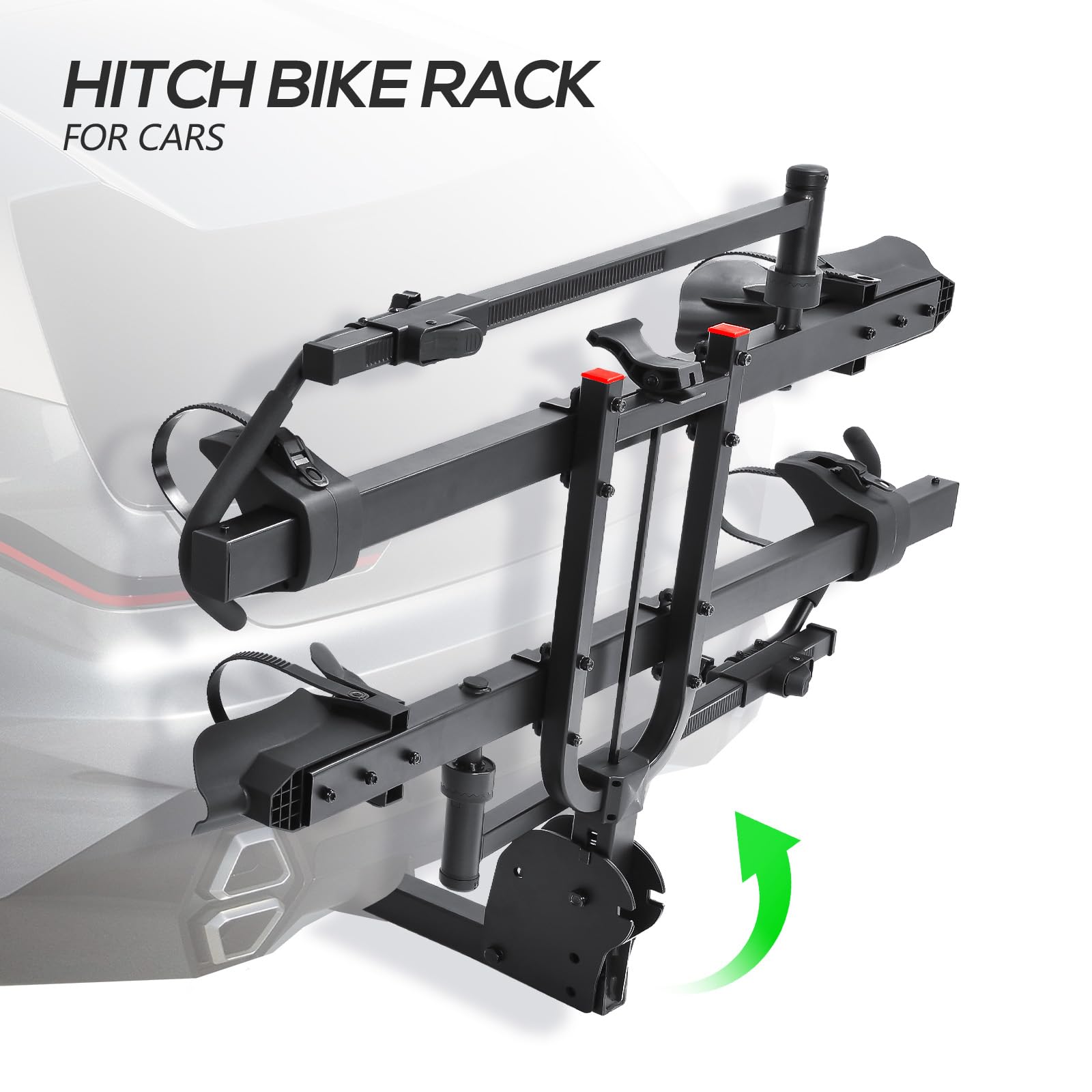 EYOUHZ 2 EBike Rack, 2" Hitch Mounted Carrier Bike Racks Platform, 160 ...