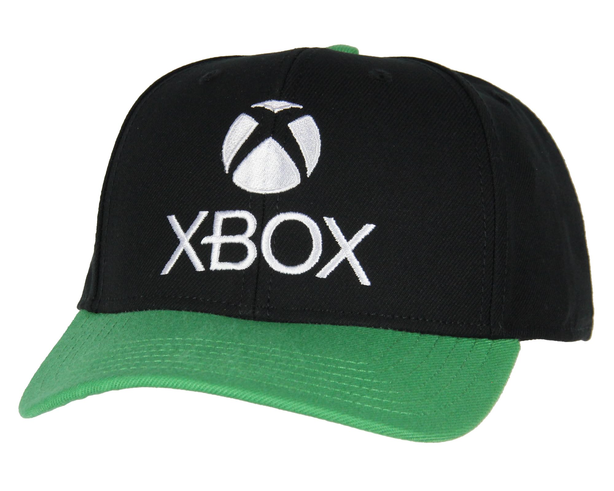 Xbox Mens' Gaming Logo Snapback Hat Adult Precurve Adjustable Hat Cap ...
