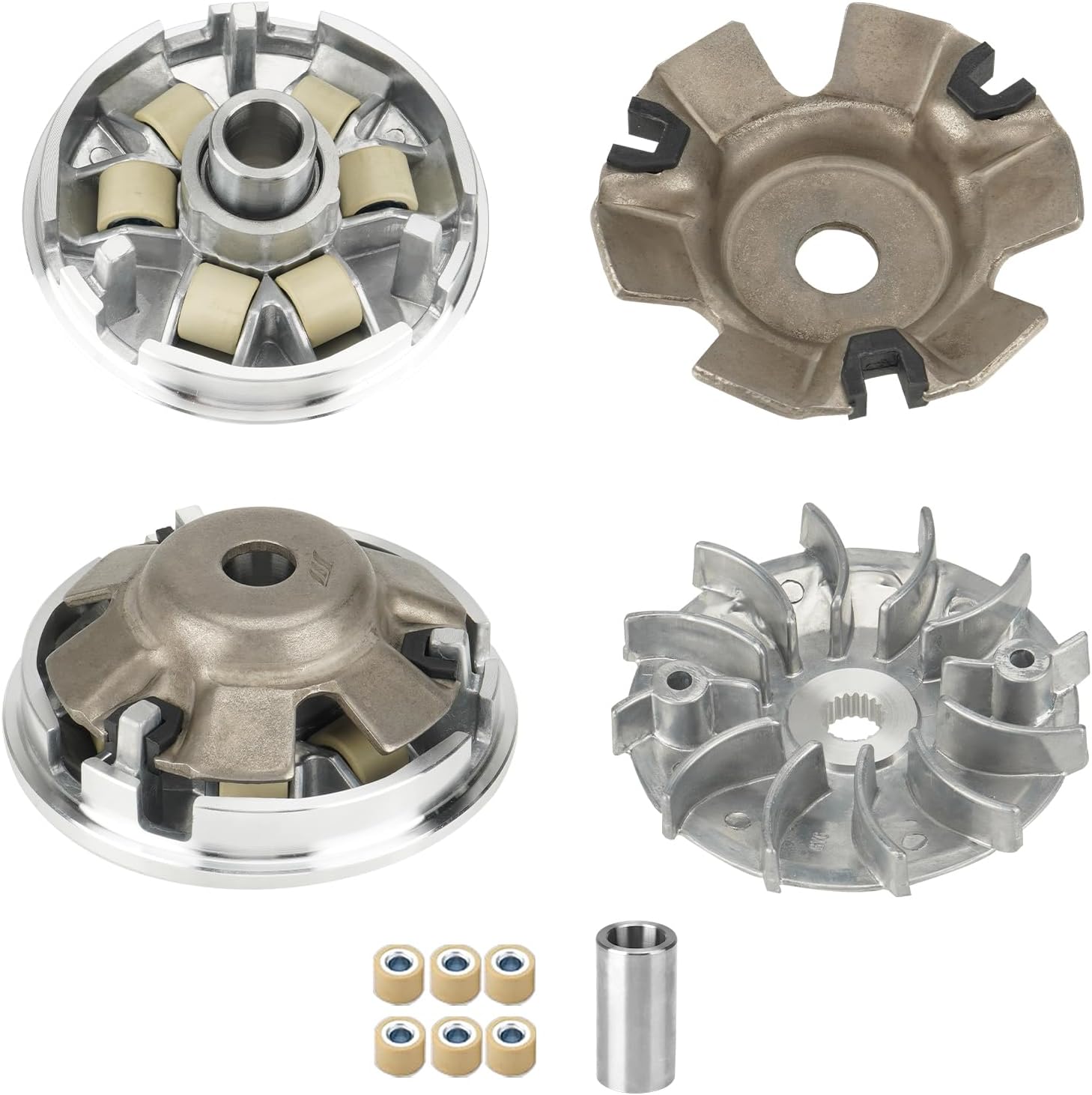 Amazon.com: Fit for Gy6 125cc/150cc CVT Front Clutch Variator Kits ...