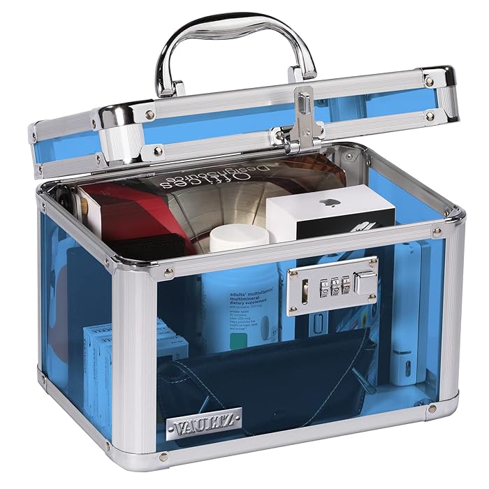 Buy Vaultz Combination Lock Box - Pack of 1/2 - 10 x 7.25 x 7.75 Inch ...