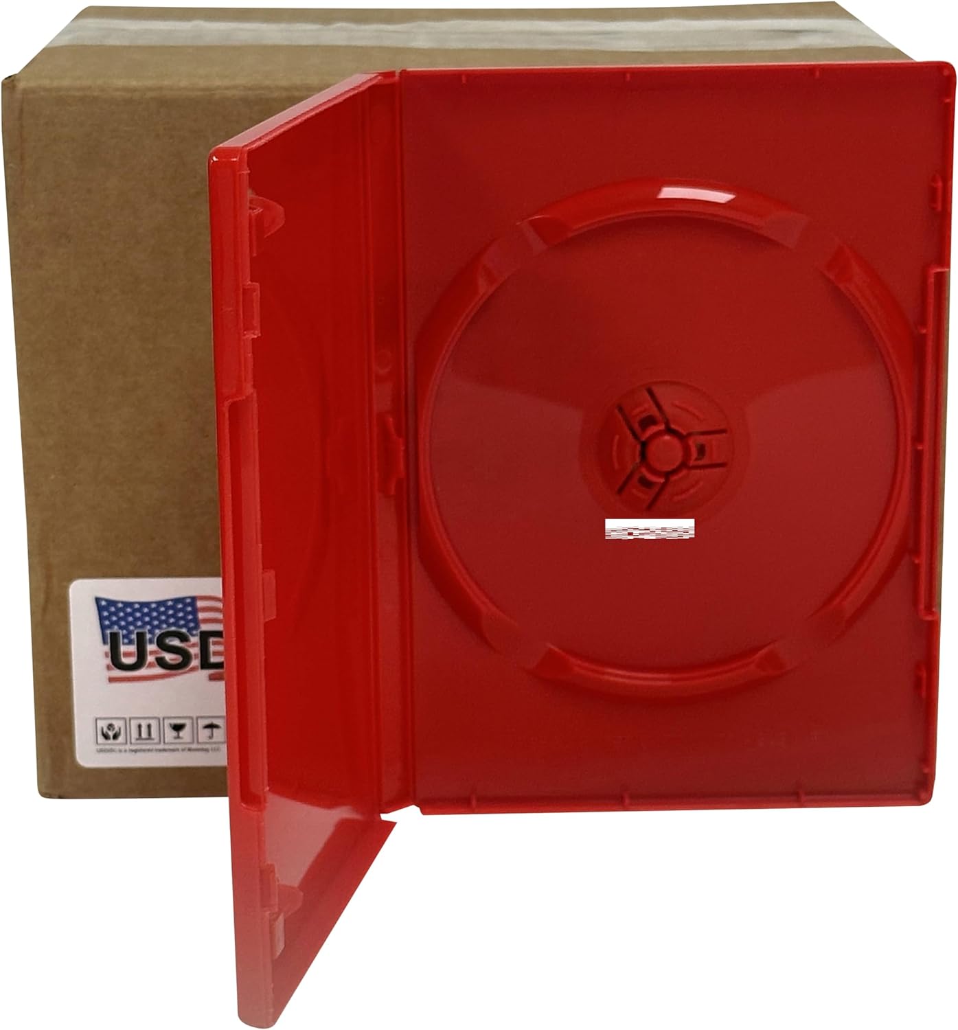 Amazon.com: USDISC DVD Cases Standard 14mm Premium, Single 1 Disc ...