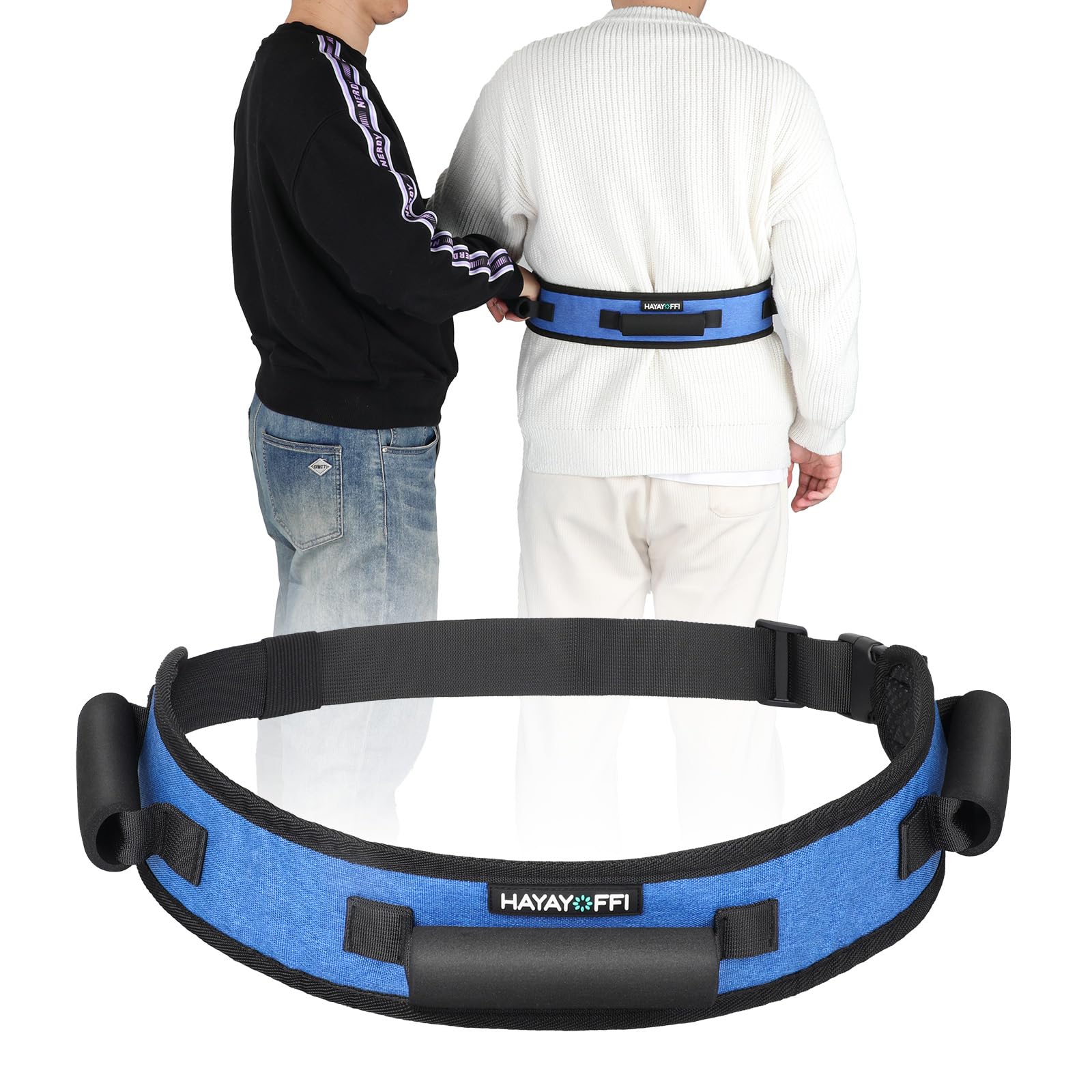 Amazon.com: HayaYoffi Gait Belt with Handles for Seniors, Transfer Gait ...