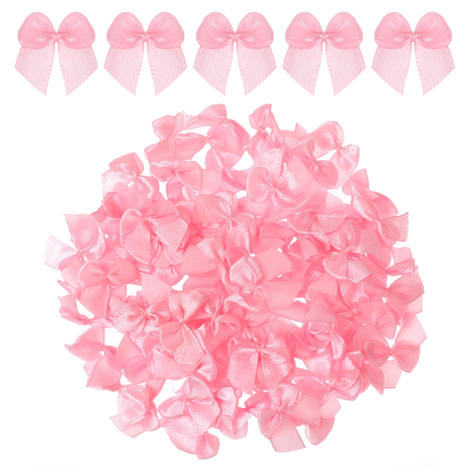 Amazon.com: Piriuuo 100 Pcs Mini Satin Ribbon Bow, Small Ribbon Bow ...