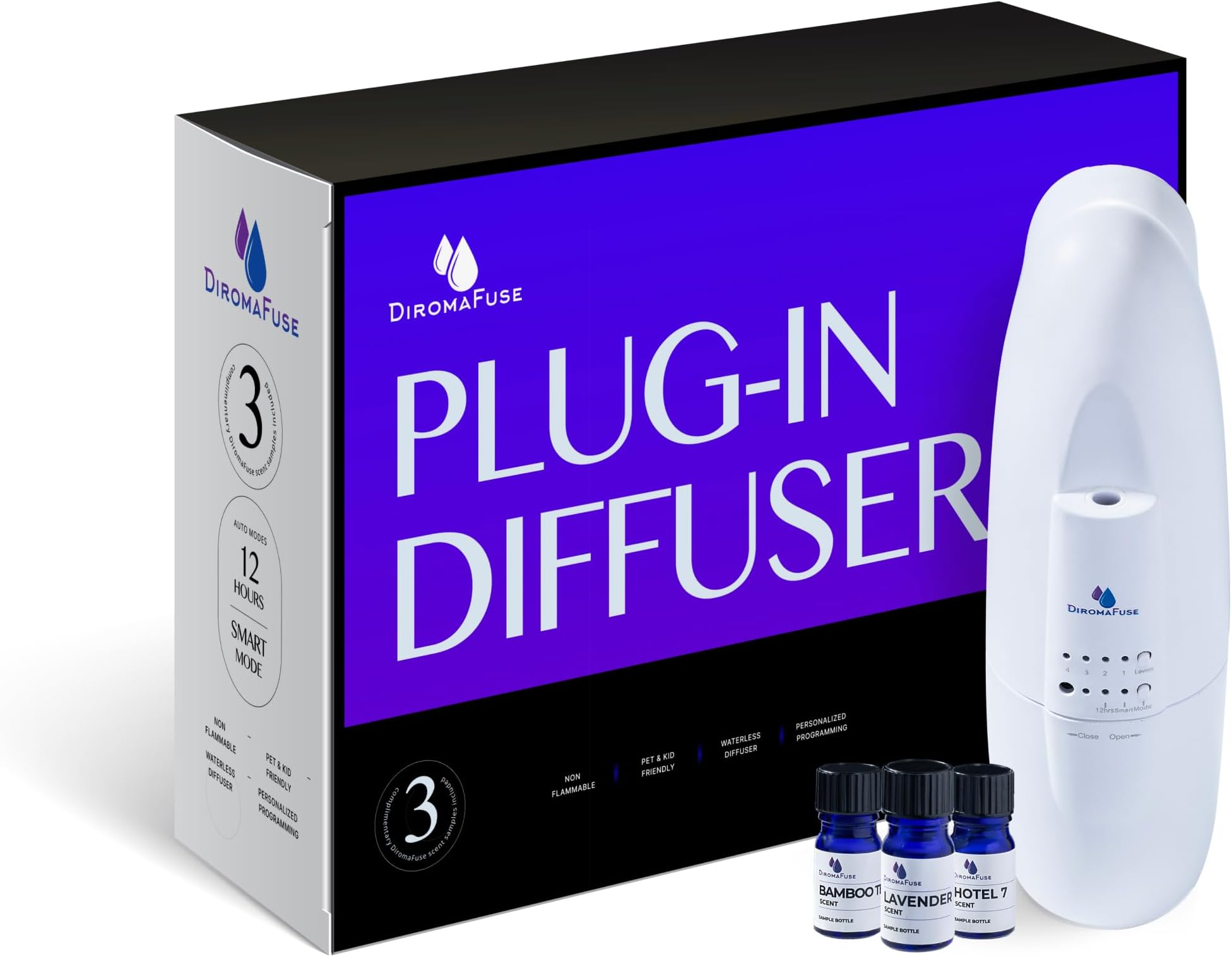 Amazon.com: Smart Waterless Aromatherapy Essential Oil Diffuser ...