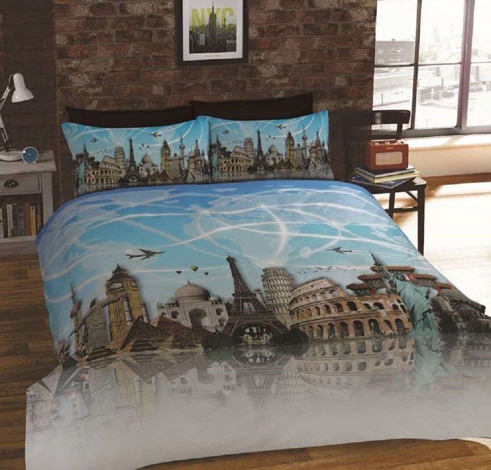 Urban Unique “All Around the World” Classic World Wide Landmarks, Mu ...