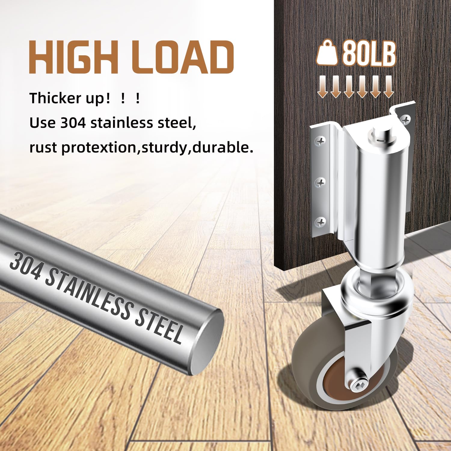 Snapklik.com : USCaster Gate Wheel 2inch Gate Caster For Wooden Gate ...